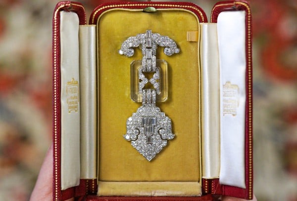 Diamond Brooch Blows Away Estimate at Auction