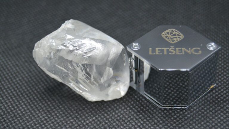 Letšeng Mine Yields 212ct. Rough Diamond
