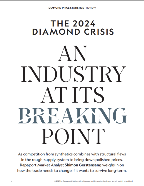 Rapaport Annual Diamond Price Report - Download Now