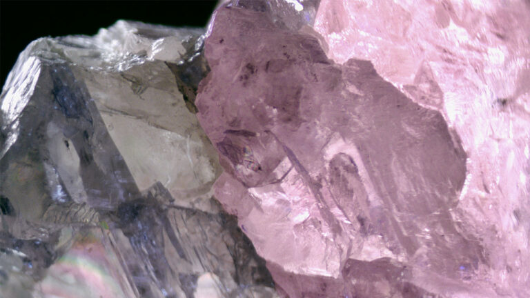 GIA Examines 37ct. Bicolor Natural Rough Diamond