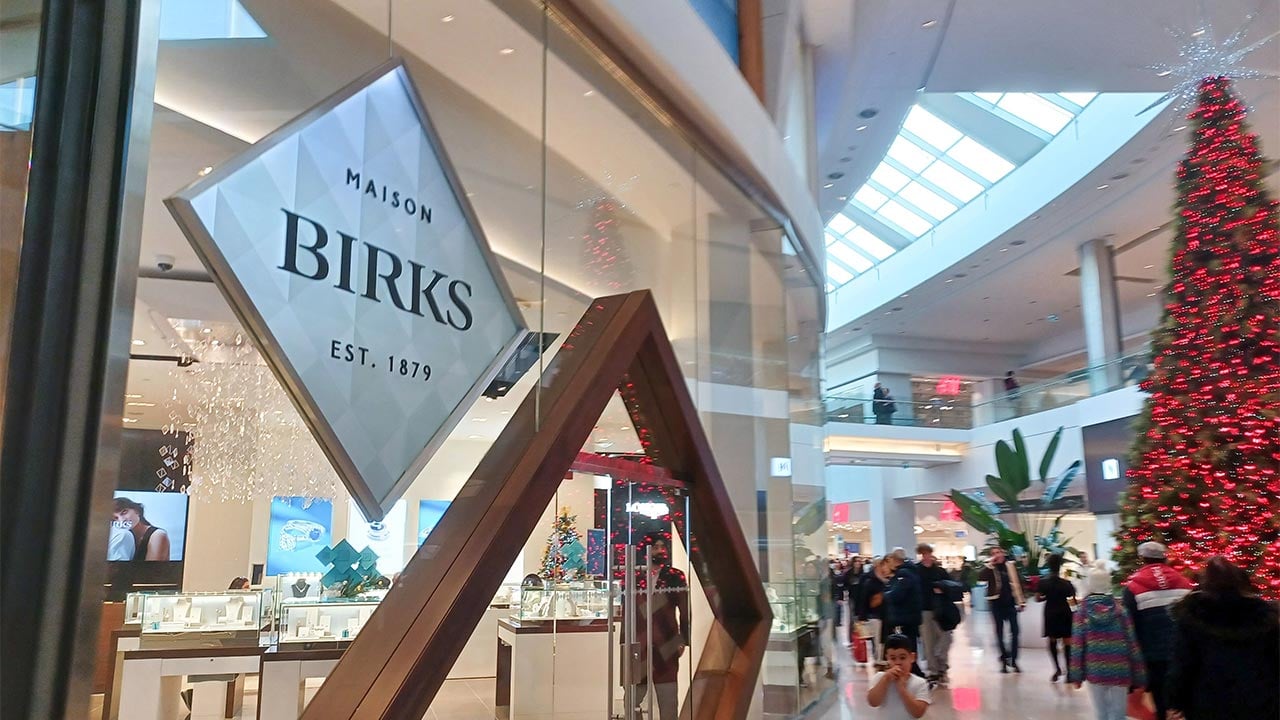 Birks Records Increase in Holiday Sales