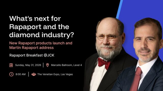 Rapaport Breakfast Offers First Look at the Future of Pricing Intelligence